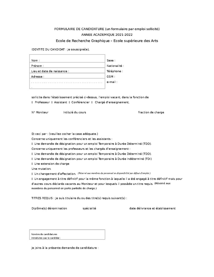 Fichier:FORMULAIRE DE CANDIDATURE 2021.pdf — erg